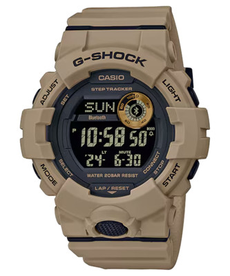Casio G-SHOCK Move GBD-800 Series Black Dial Beige Resin Watch GBD800UC ...