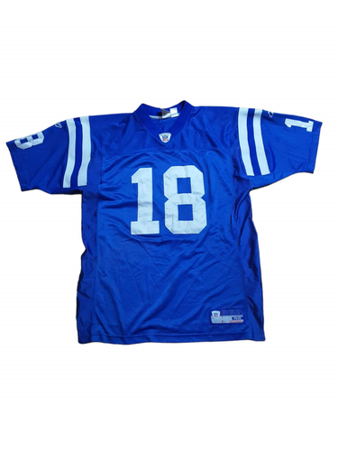 Indiana Colts NFL #18 Manning Stitched Jersey Men's Blue (Size: 48) | eBay