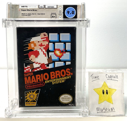 Super Mario Bros. SMB 1 New Nintendo NES 1989 Factory Sealed WATA 9.0 ...