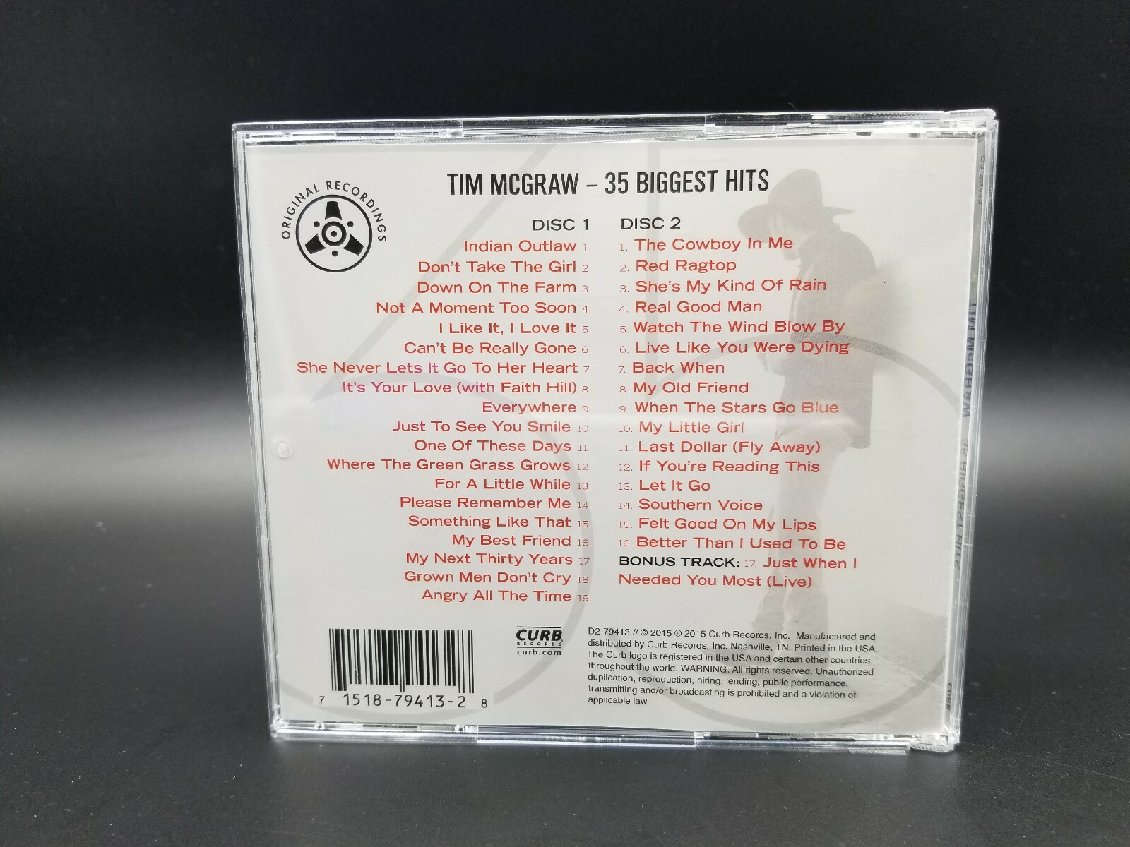 Tim Mcgraw - 35 Biggest Hits 715187941328 2 Disc CD | eBay