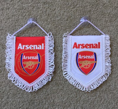 Arsenal FC Mini Flag / Pennant (12cm x 15cm) Great For Car / Home ...