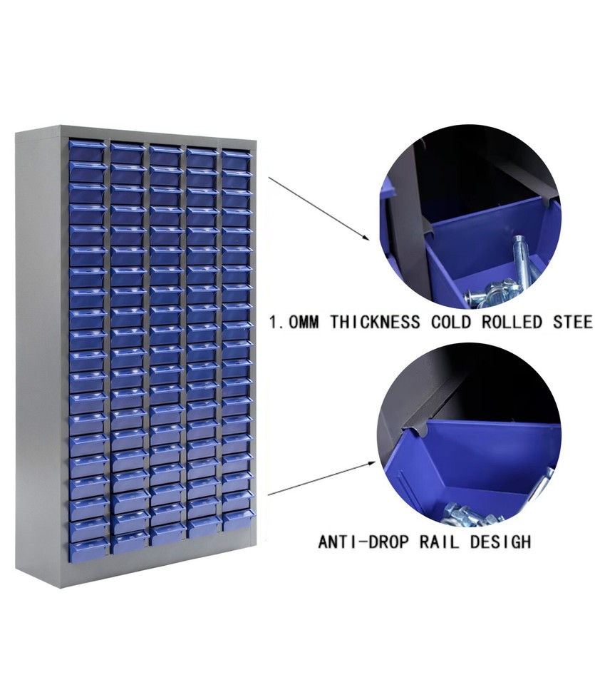Bolt and Nut Tool Storage Cabinet 100 Drawers Parts Cabinets Material ...