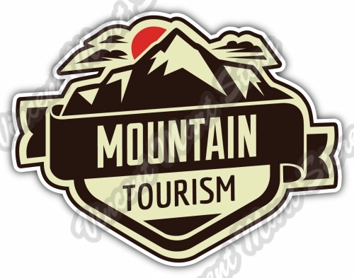 Mountain Tourism Adventure Explore Outdoor Car Bumper Vinyl Sticker ...