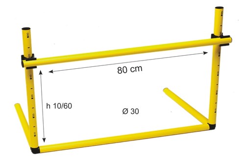 Adjustable Training Obstacle from 10 to 60 cm x Soccer Athletics ...