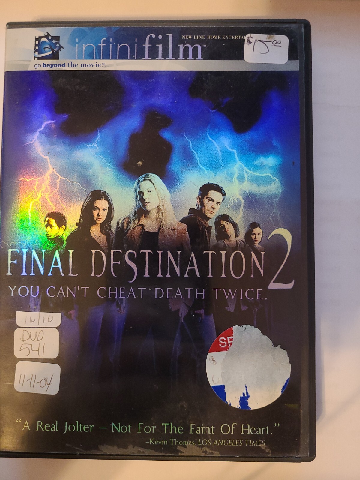 Final Destination 2 (DVD, 2003, Infinifilm Widescreen Full Frame ...