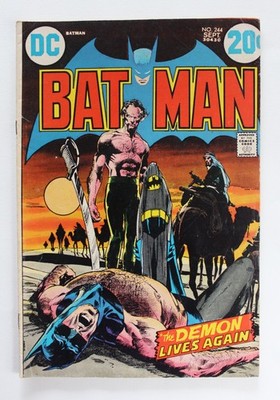 BATMAN #244 Ra's Al Ghul Battle Cover NEAL ADAMS 1972 KEY | eBay