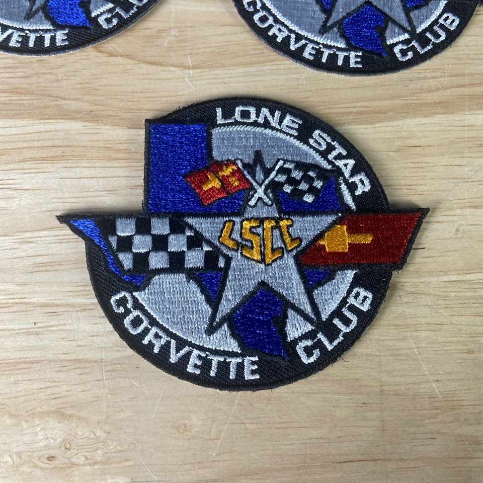 Lone Star Corvette Club Patch Texas Lot Of 3 | eBay