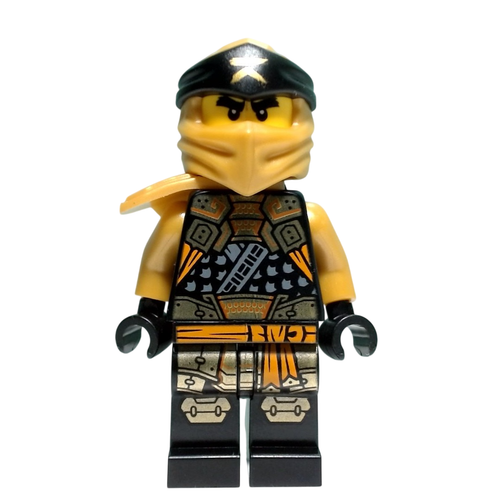 LEGO Ninjago Crystalized Minifigure - Golden Ninja Cole with Scabbard ...