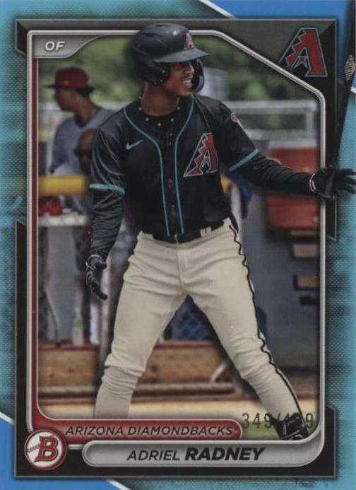 2024 Bowman Draft - Adriel Radney #BD-136 Sky Blue /499 (RC) for sale ...
