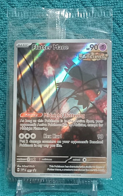 Flutter Mane 097Black Star Promo Sealed Card Temporal Forces Pokemon NM ...