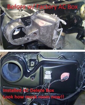 Chevrolet Chevy 1970 1981 AC Delete Heater Box For GM Camaro NON AC Car ...