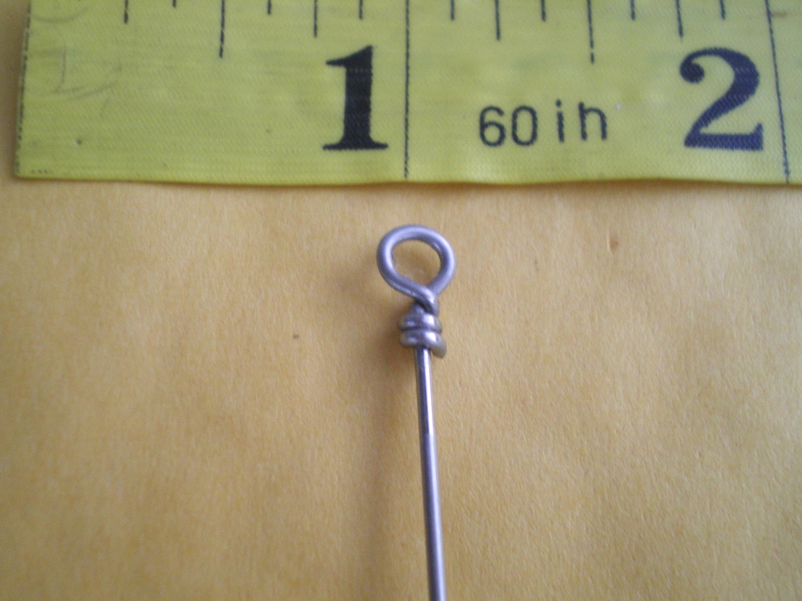 15 PCS. STRAIGHT DOWN BOTTOM BOUNCER SINKER, 2 OZ. W/S. STEEL WIRE .041 ...