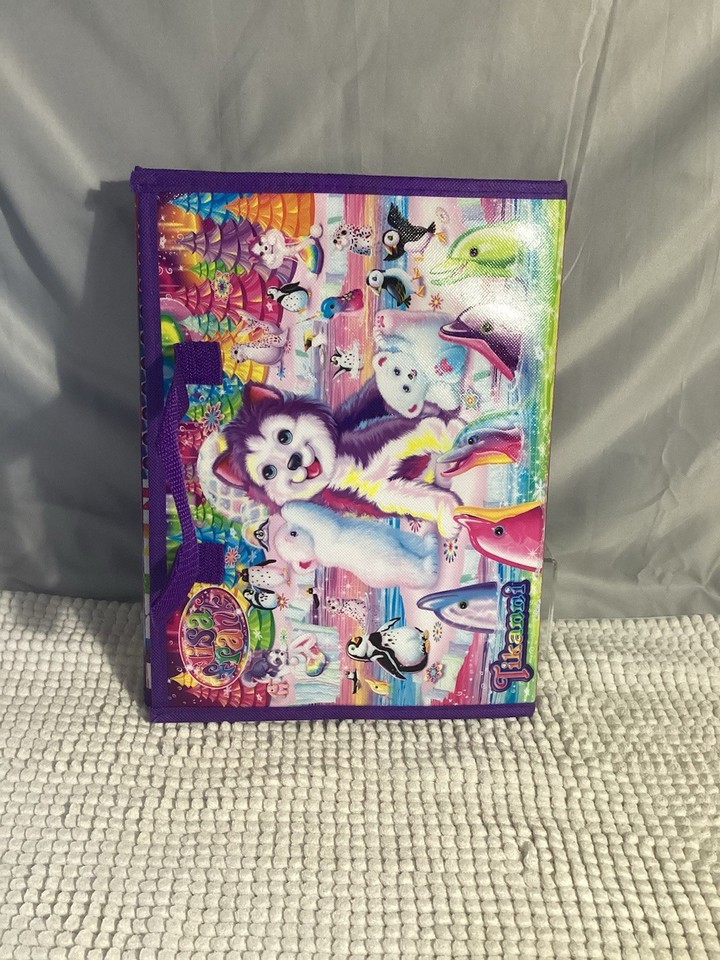 Lisa Frank Tikanni Husky Trifold Portfolio Storage Case Folder School ...