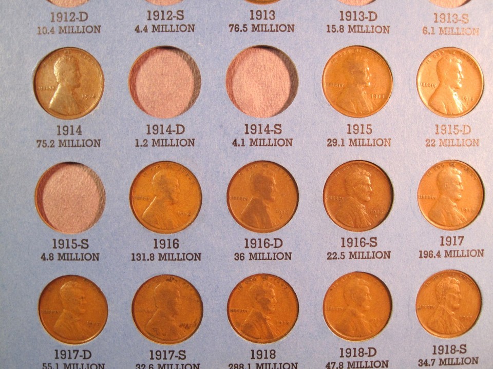 PARTIAL #1 LINCOLN WHEAT CENT COLLECTION, (1909-1940) 67 COINS (#042D) | eBay