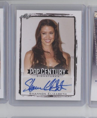 2017 Leaf Pop Century Signatures Shannon Elizabeth American Pie ...