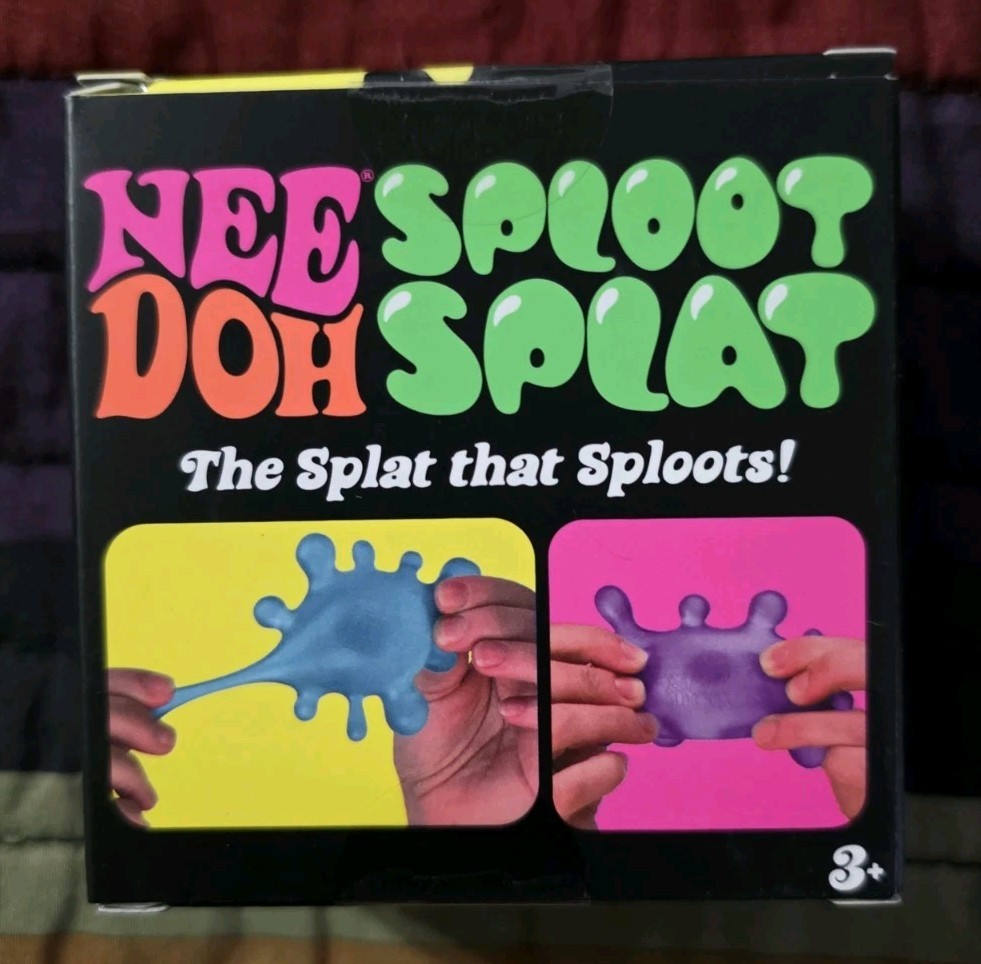 NeeDoh SPLOOT SPLAT, Nee Doh Splatter Fidget, Nee-doh