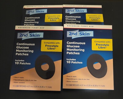 2ND SKIN Continuous Glucose Monitoring Patch 10 Pack - LOT of 4 | eBay