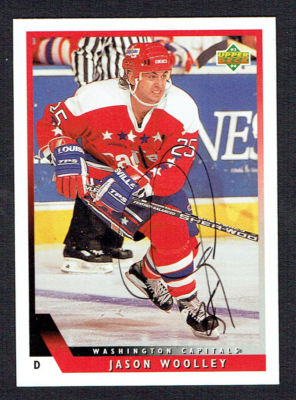 Jason Woolley #462 signed autograph auto 1993-94 Upper Deck Hockey Card ...