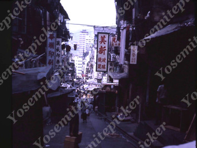 Sl68 Original slide 1967 Hong Kong Li Yuen Street 529a | eBay