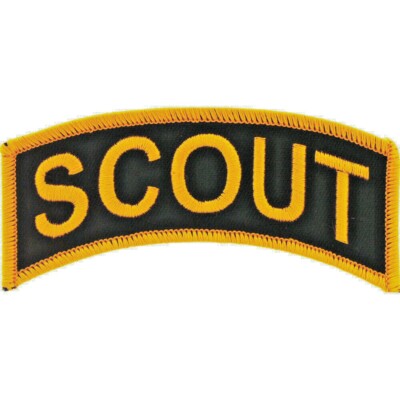 ARMY TAB "SCOUT" Embroidered Shoulder Patch 4" (0802) | eBay