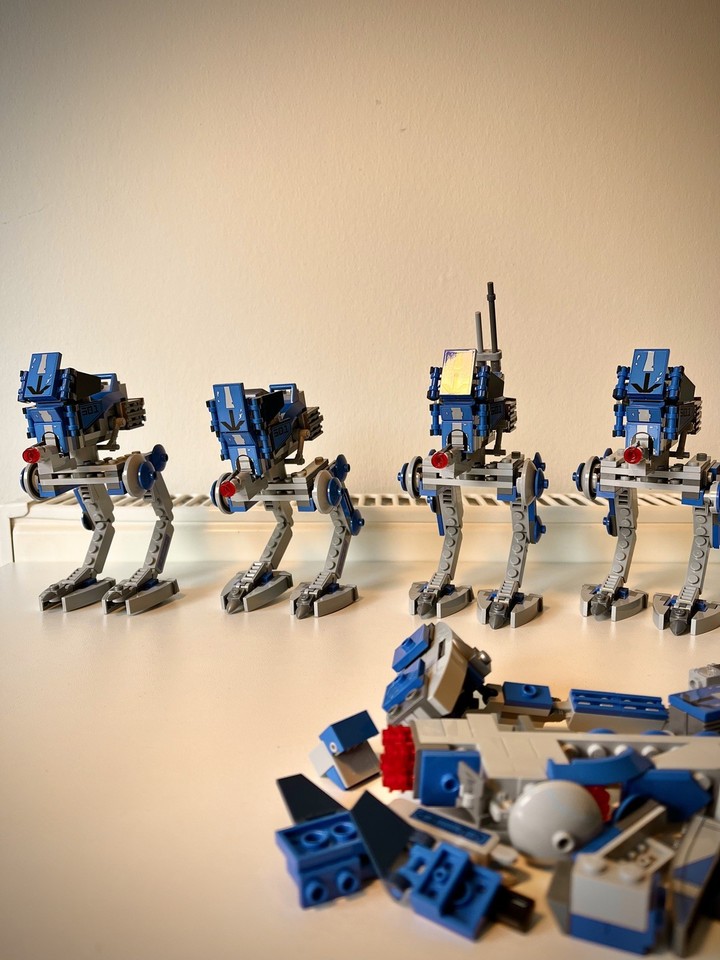 LEGO Star Wars 75280 501st Legion Clone Walkers X4+ Spare parts for ...