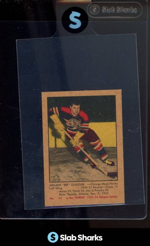 1951 PARKHURST #42 ARMAND "BEP" GUIDOLIN RC ROOKIE | eBay