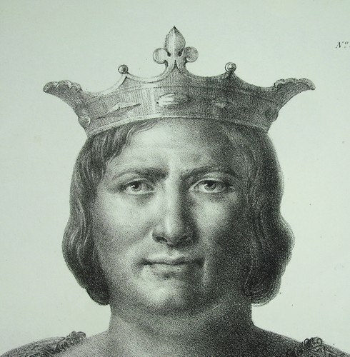 Antique Print Louis VI the Great the Warrior King of the Capetian ...