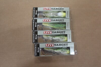 4 Koppers Live Target Walking Surface Frog 7/8oz Green Yellow #BINC16 ...