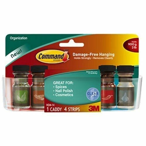 Command Clear Medium Caddy 1 Caddy/pack Hom14clr for sale online | eBay