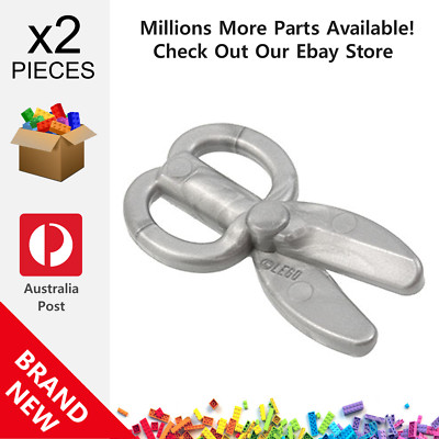 2x Genuine LEGO™ Silver Minifigure Scissors 18920 6096993 New | eBay ...