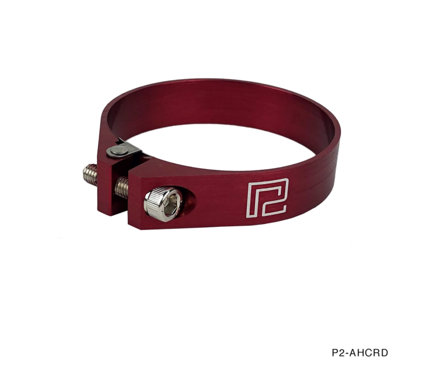 P2M Phase 2 Aluminum Hose Clamp - Red - 2.50" Hose ID w/ 71.5-73.5MM ...