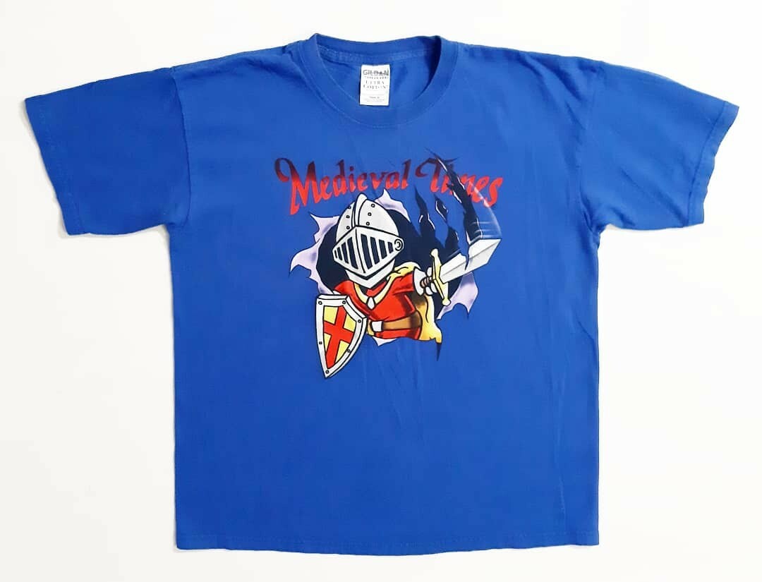 Vintage Medieval Times T-Shirt Logo Graphic Tee The C… - Gem