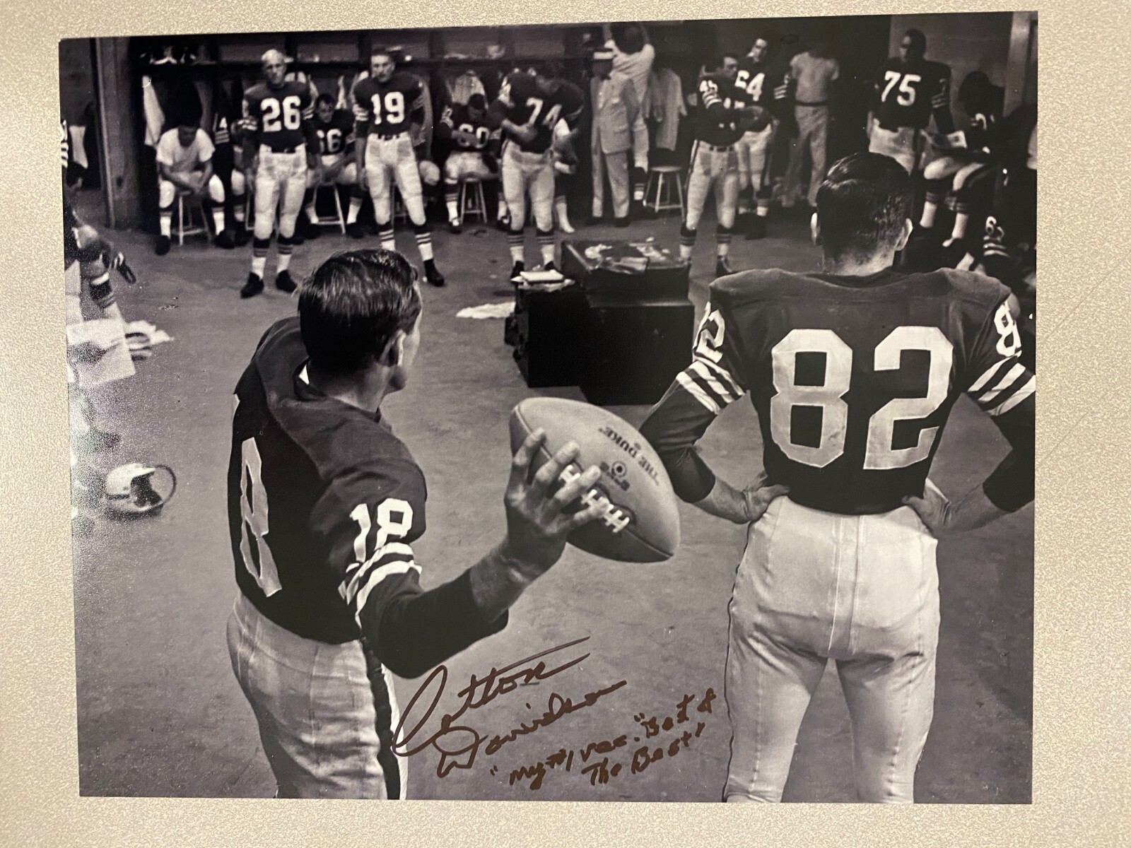 Cotton Davidson signed BALTIMORE COLTS 8 X 10 photo | eBay