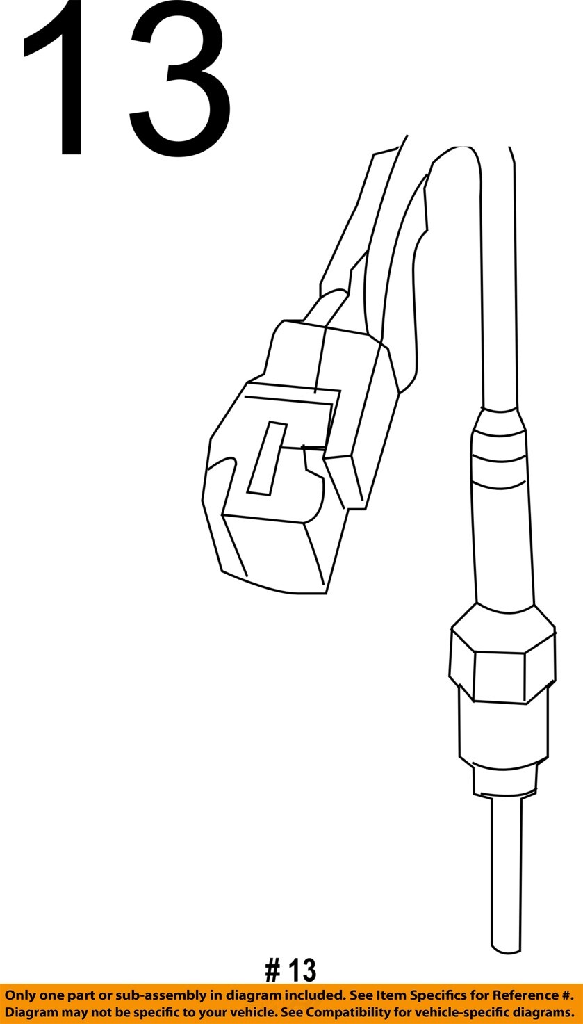 GM OEM 10-16 Cruze Emission System Emission Components-Egr Temp Sensor ...