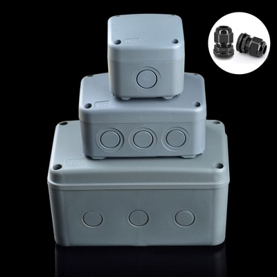 Outdoor Electrical Junction Box IP66 Waterproof Project DIY Case Large ...
