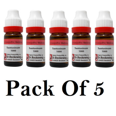 5X Dr Reckeweg Santoninum 1000 CH Dilution 11ml Each | eBay