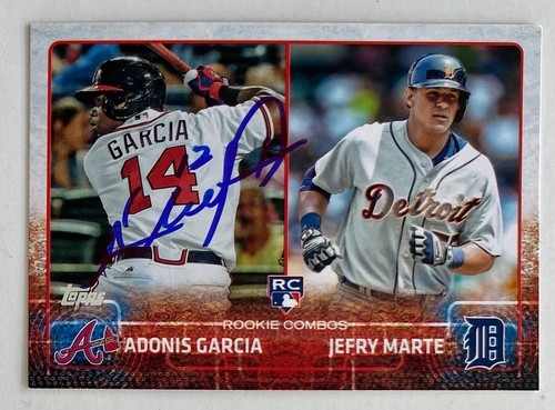 ADONIS GARCIA RC SIGNED 2015 TOPPS UPDATE SERIES #US108 ROOKIE COMBOS ...