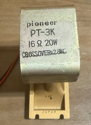 Pioneer PT-3K Horn type tweeter vintage 16Ω / 20W for parts | eBay