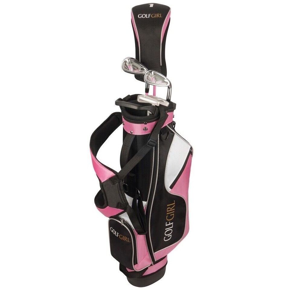 OPEN BOX Golf Girl Junior Girls Golf Set V3 with Pink Clubs and Bag ...