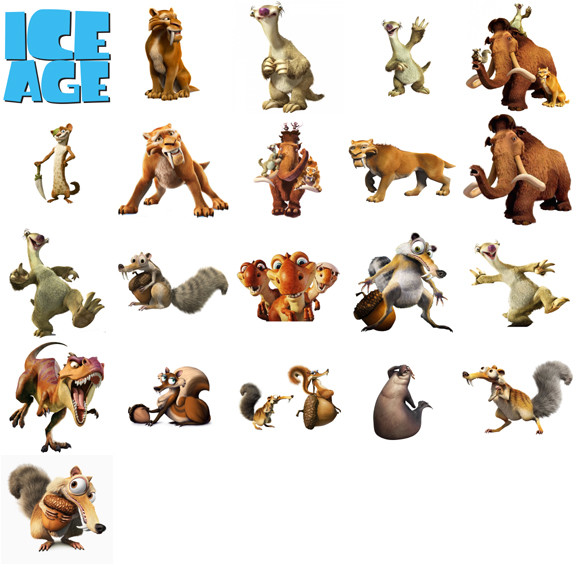 Ice Age All Characters