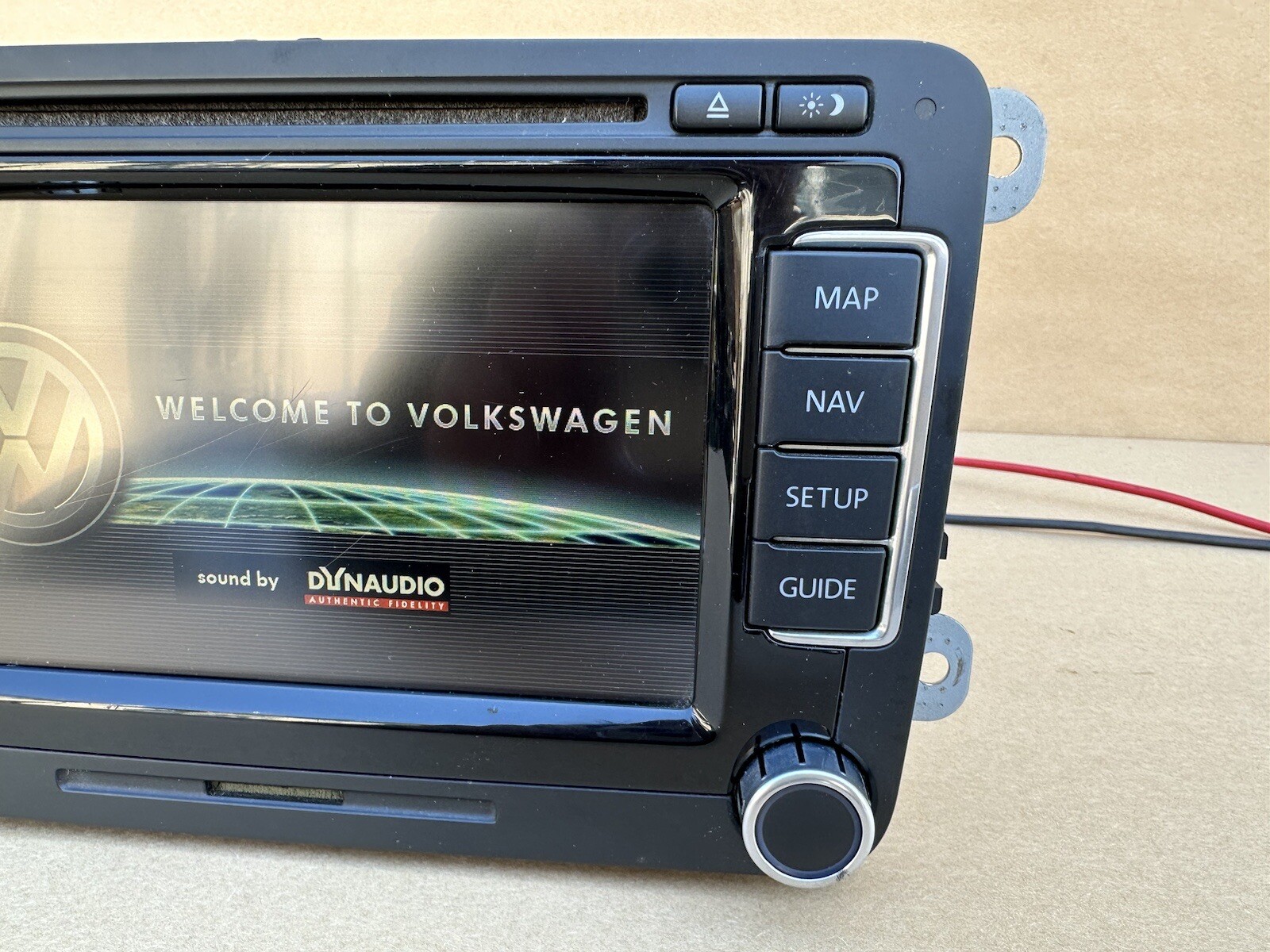 09-12 VOLKSWAGEN RNS-510 GPS NAVIGATION DVD RADIO W/ DYNAUDIO SOUND ...