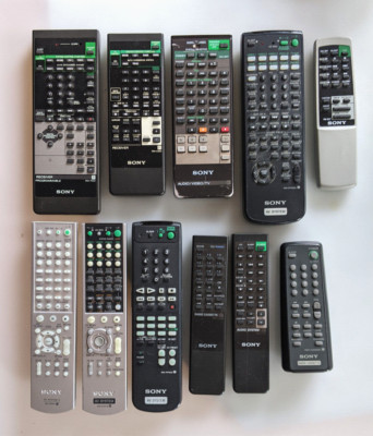 Genuine SONY Remote Controls for AUDIO/VIDEO SISTEMS. Assorted. Tested ...