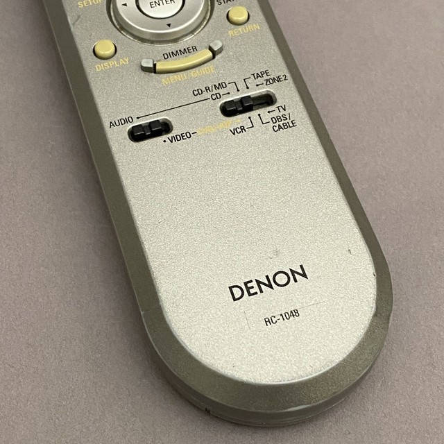 Genuine Denon Rc-1048 AV Receiver Remote Control Tested Working for ...