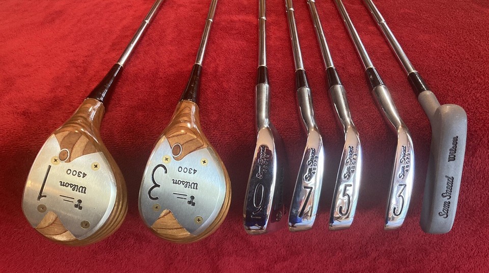 Vintage Sam Snead Super Power - Wilson Basic Golf Set - Original Box ...
