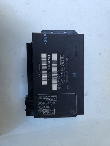 03-09 AUDI A4 S4 BCU BCM CONVERTIBLE COMFORT CONTROL MODULE 8H0 959 433 ...