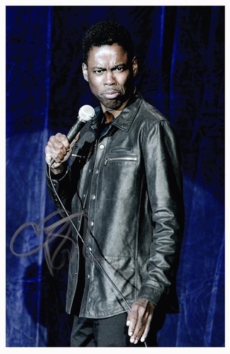 Chris Rock Signed Autograph Stage Performance 5x8 Card COA | eBay