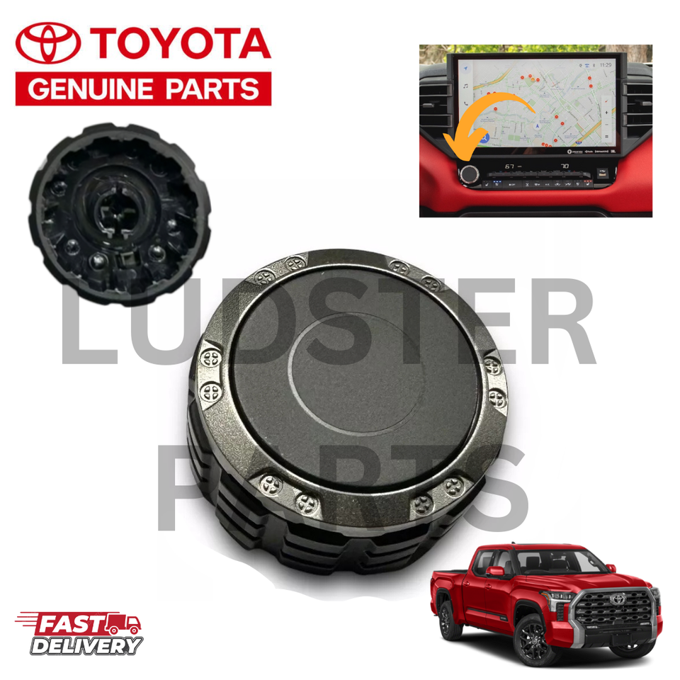 2022 - 2026 TOYOTA TUNDRA 14” DISPLAY POWER VOLUME KNOB RADIO OEM | eBay