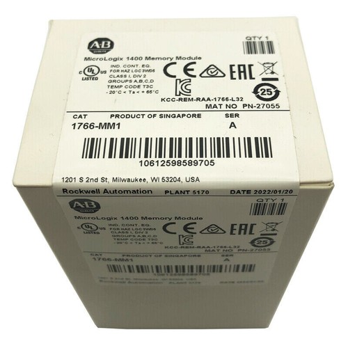 1766-MM1 Allen-Bradley MicroLogix 1400 Memory Module 1766MM1 | eBay