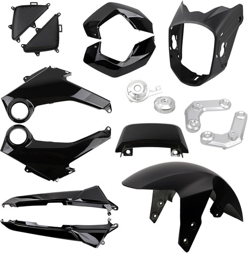 Full Fairing Kit Parts for Honda Grom Msx125 2013-2016 Bright Black ABS ...