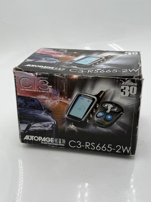 AutoPage 🌟C3-RS665-2W Remote Start & Security Alarm System LCD Fob 🌟 | eBay